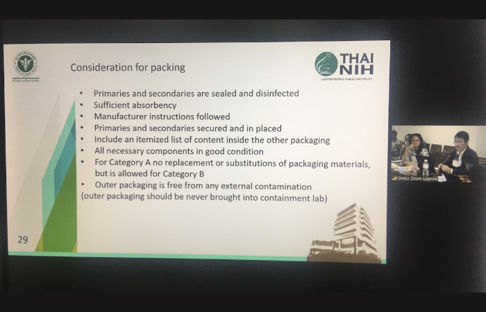 Training on Infectious Substances Shipping for Local Transport of COVID ...